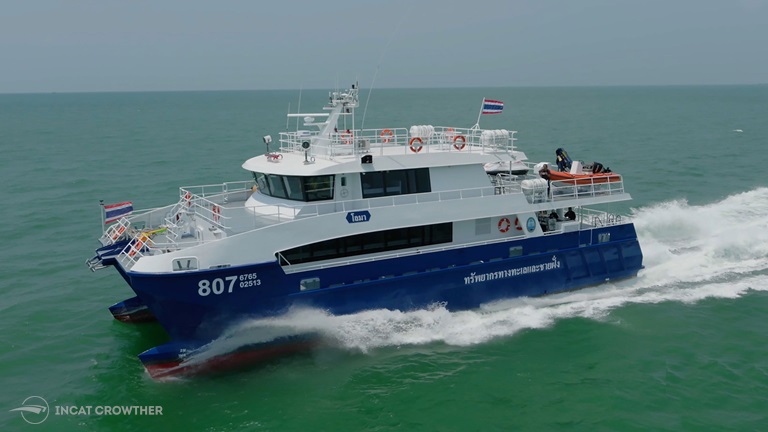 25m Catamaran Research Vessel | Incat Crowther
