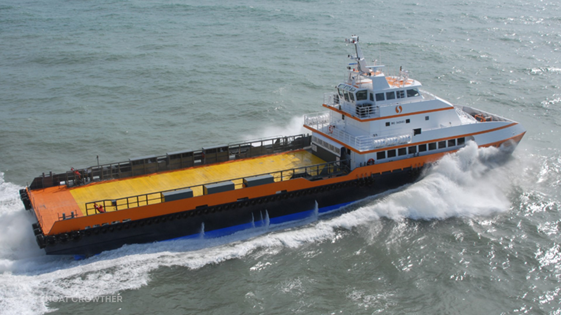 50m Catamaran Crewboat | Incat Crowther