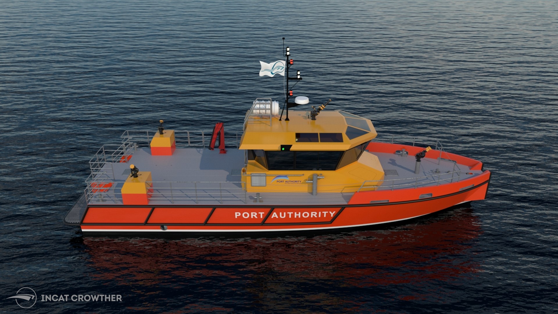 17m Monohull Firefighting Rescue Vessel | Incat Crowther