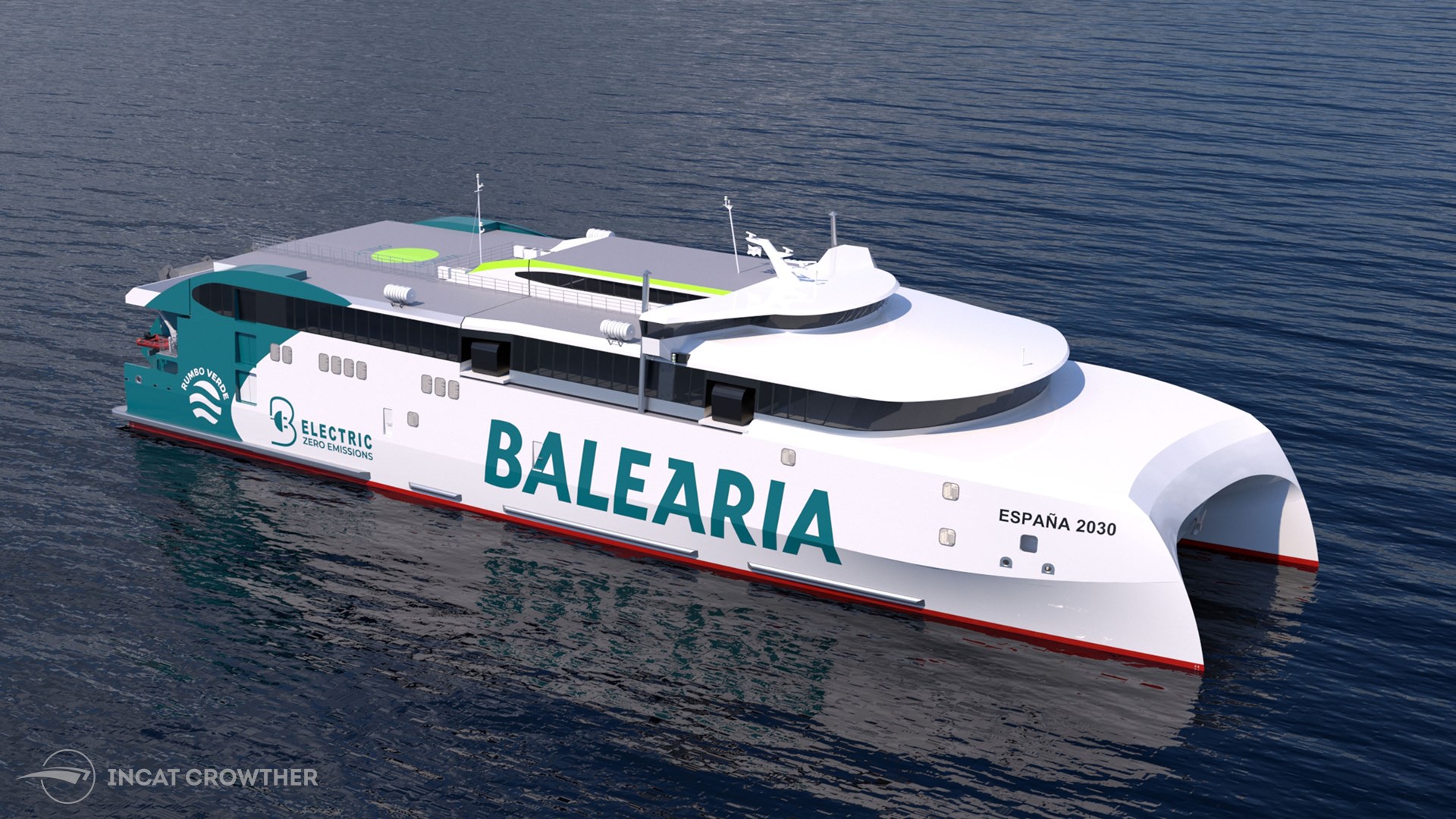 Balearia to Build Two New Incat Crowther-Designed 100% Electric Ro-Pax ...