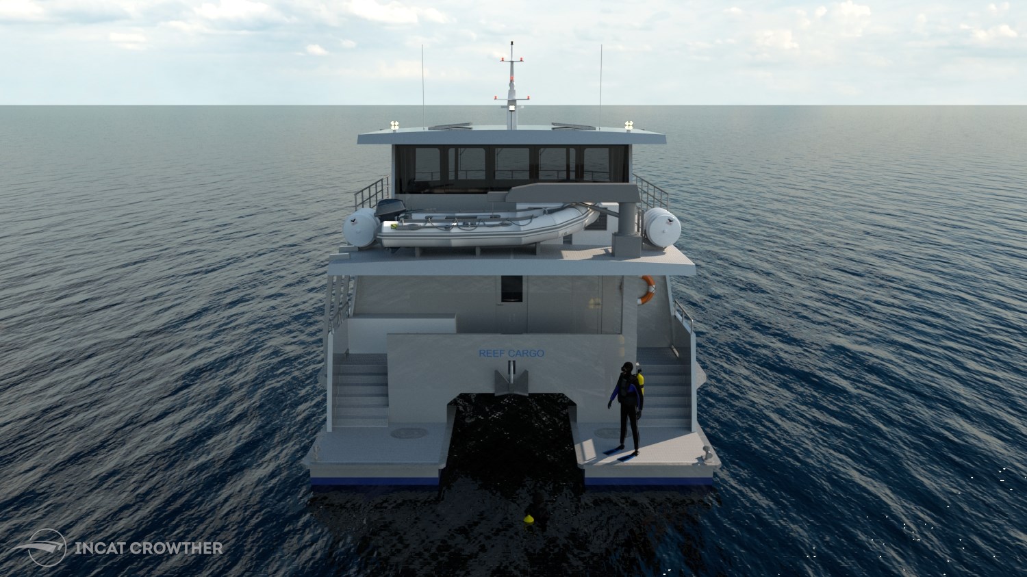 20m Catamaran Landing Craft | Incat Crowther