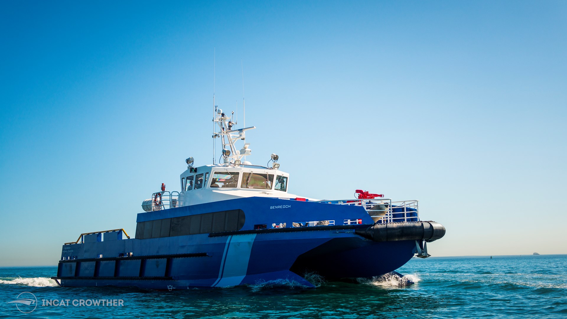 30m Wave Piercing Catamaran Utility Craft | Incat Crowther