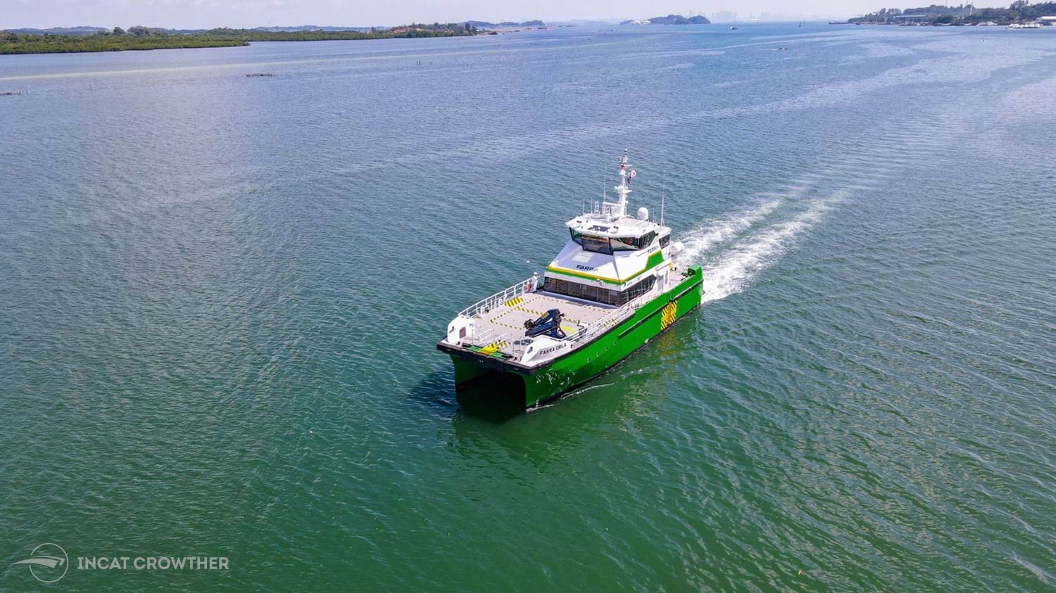 27m Catamaran Wind Farm Service Vessel | Incat Crowther