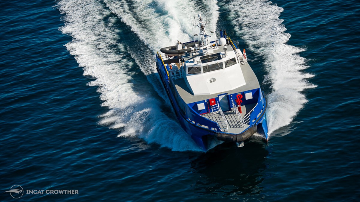 30m Wave Piercing Catamaran Utility Craft | Incat Crowther