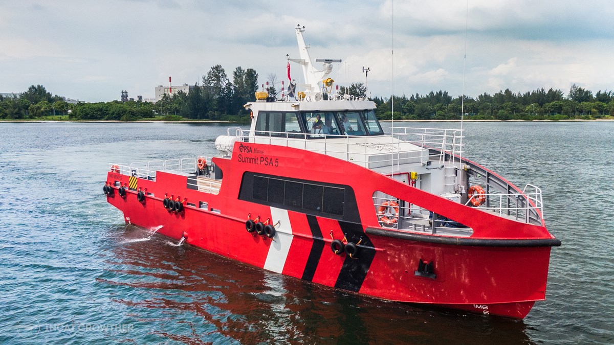 Lita Ocean Delivers Incat Crowther-Designed 25m Crewboat | Incat Crowther